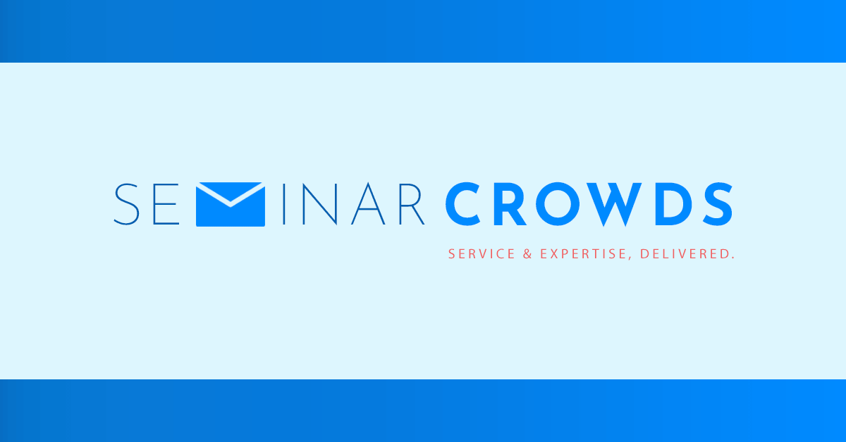 Seminar Crowds, Inc. Celebrating 20 years of service.